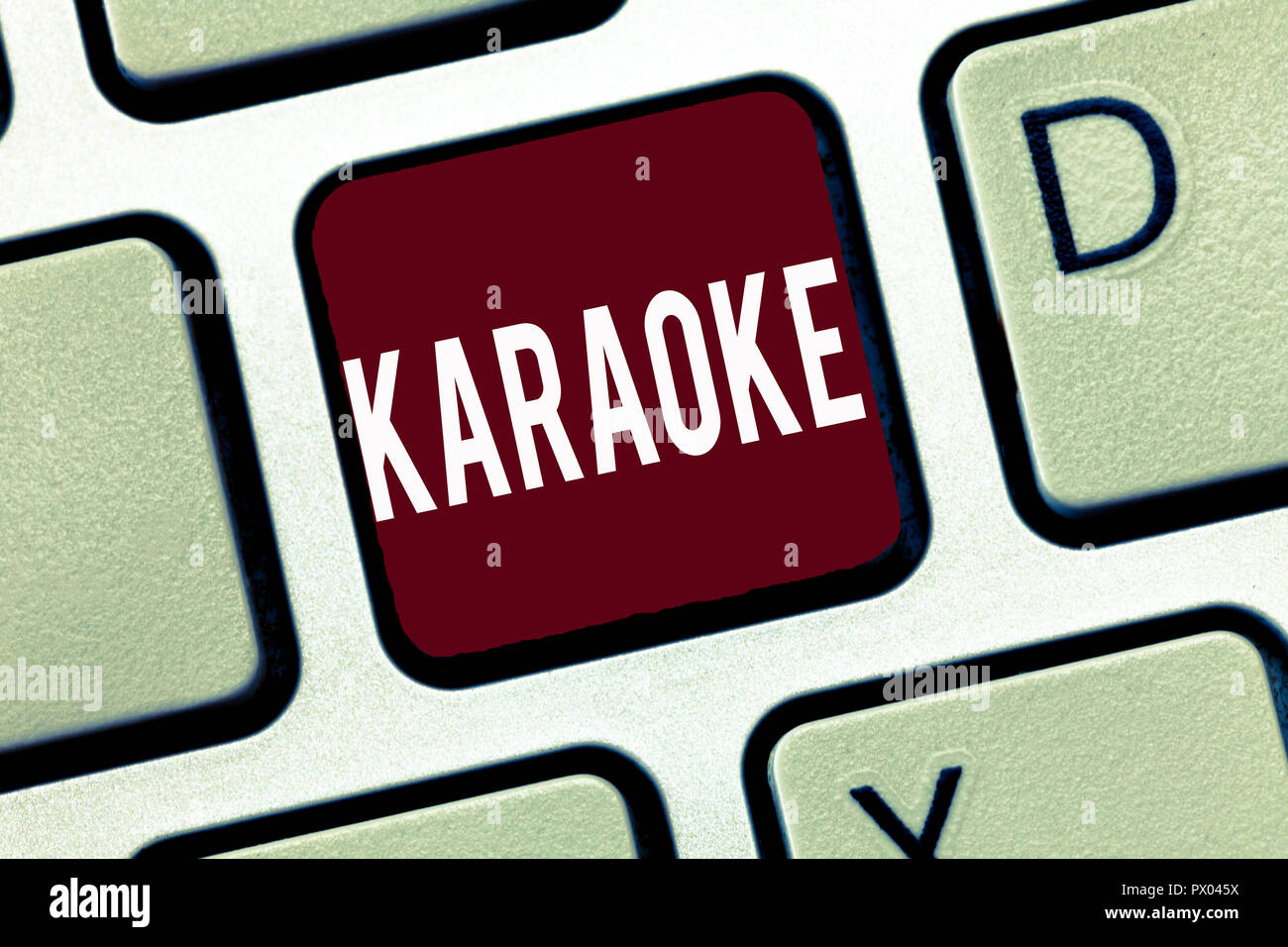 Karaoke machine microphone hi-res stock photography and images - Alamy
