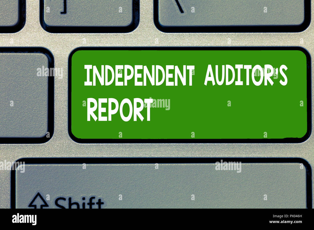 Text sign showing Independent Auditor s is Report. Conceptual photo ...