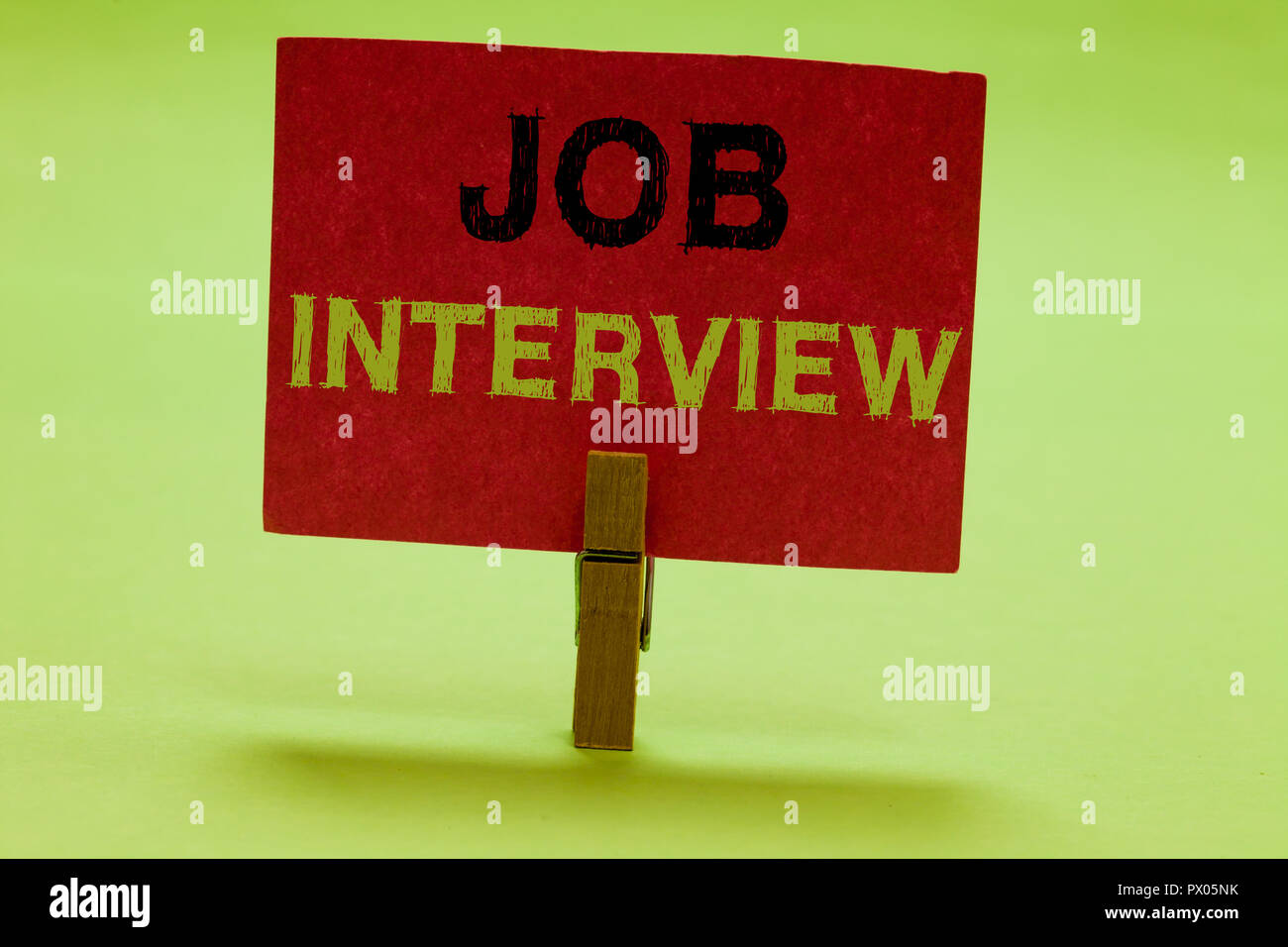 Text sign showing Job Interview. Conceptual photo Assessment Questions ...