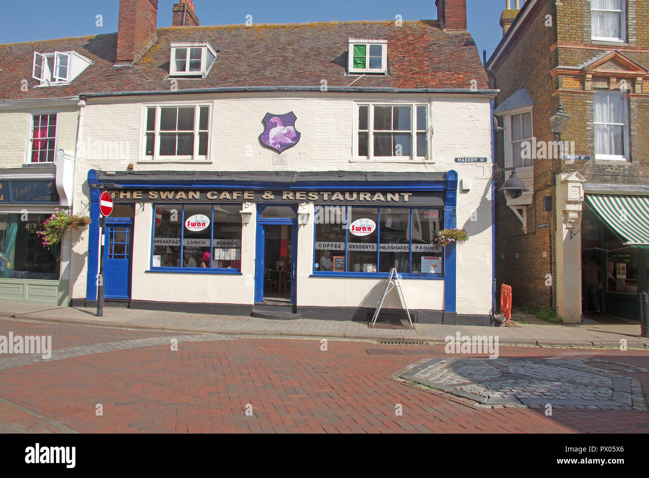 Faversham Kent Swan Cafe & Restaurant Stock Photo - Alamy