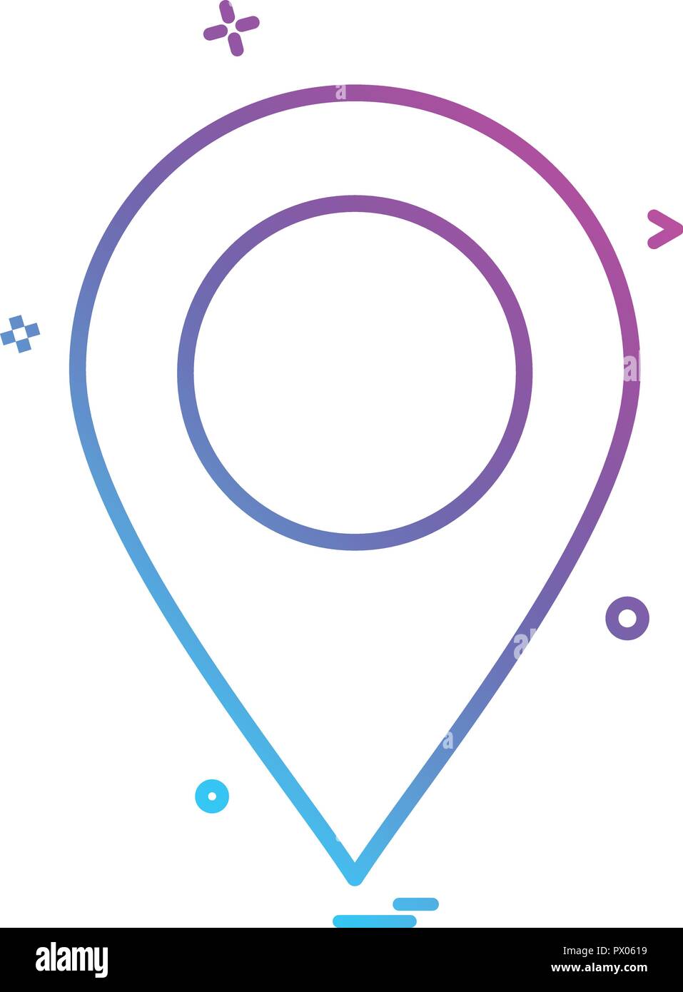 location map tracking gps icon vector design Stock Vector Image & Art ...