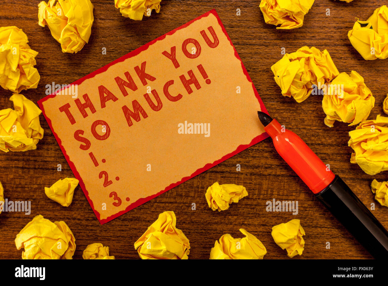 Handwriting text writing Thank You So Much. Concept meaning Expression of Gratitude Greetings of ...