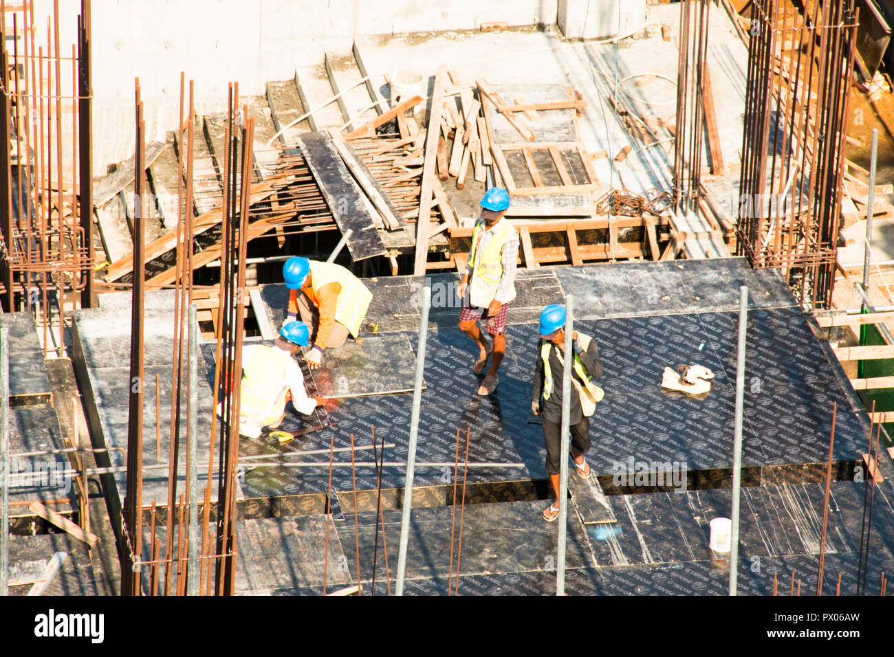 Infrastructure construction myanmar hi-res stock photography and images ...