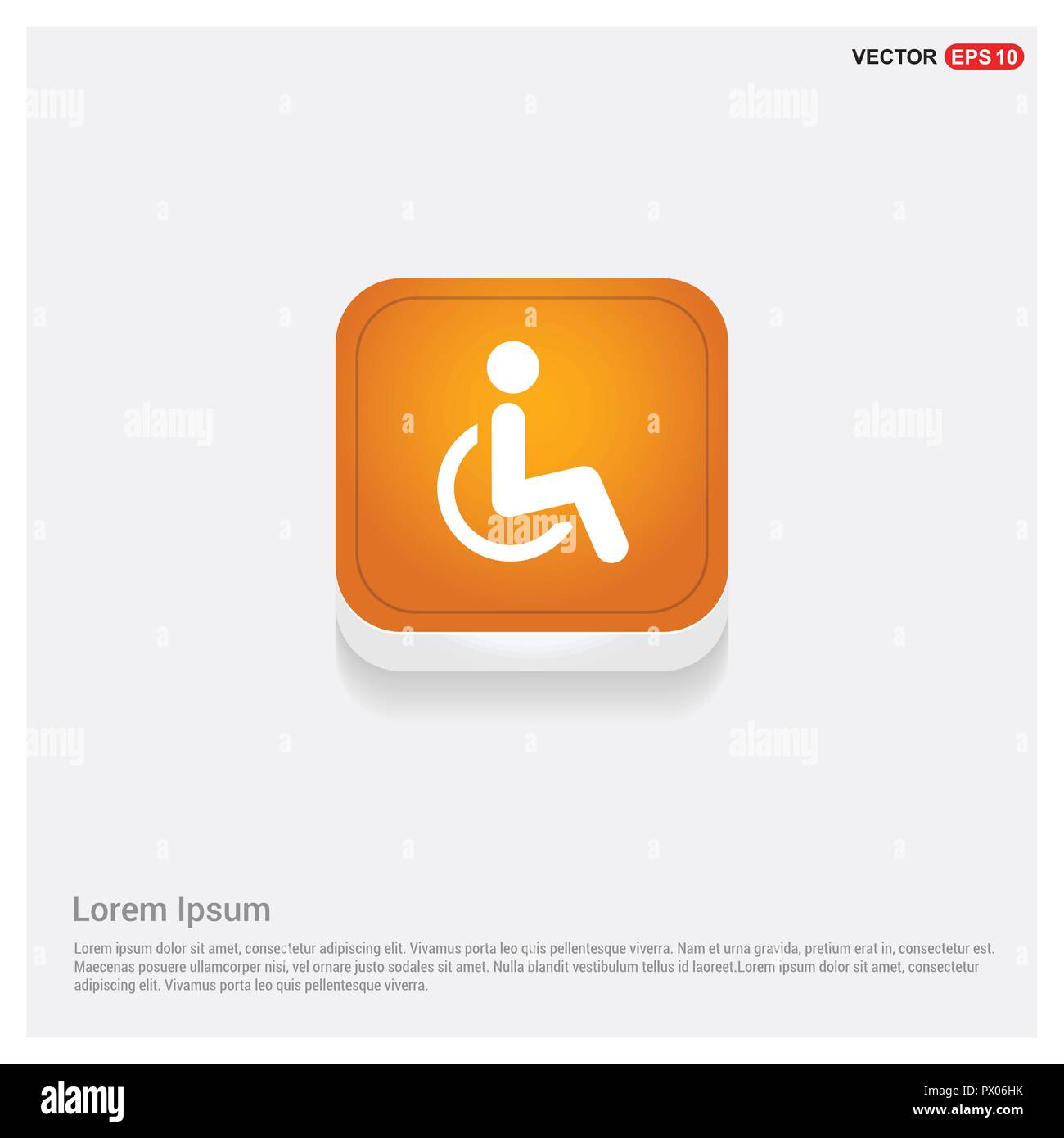 Disabled person icon Stock Vector Image & Art - Alamy