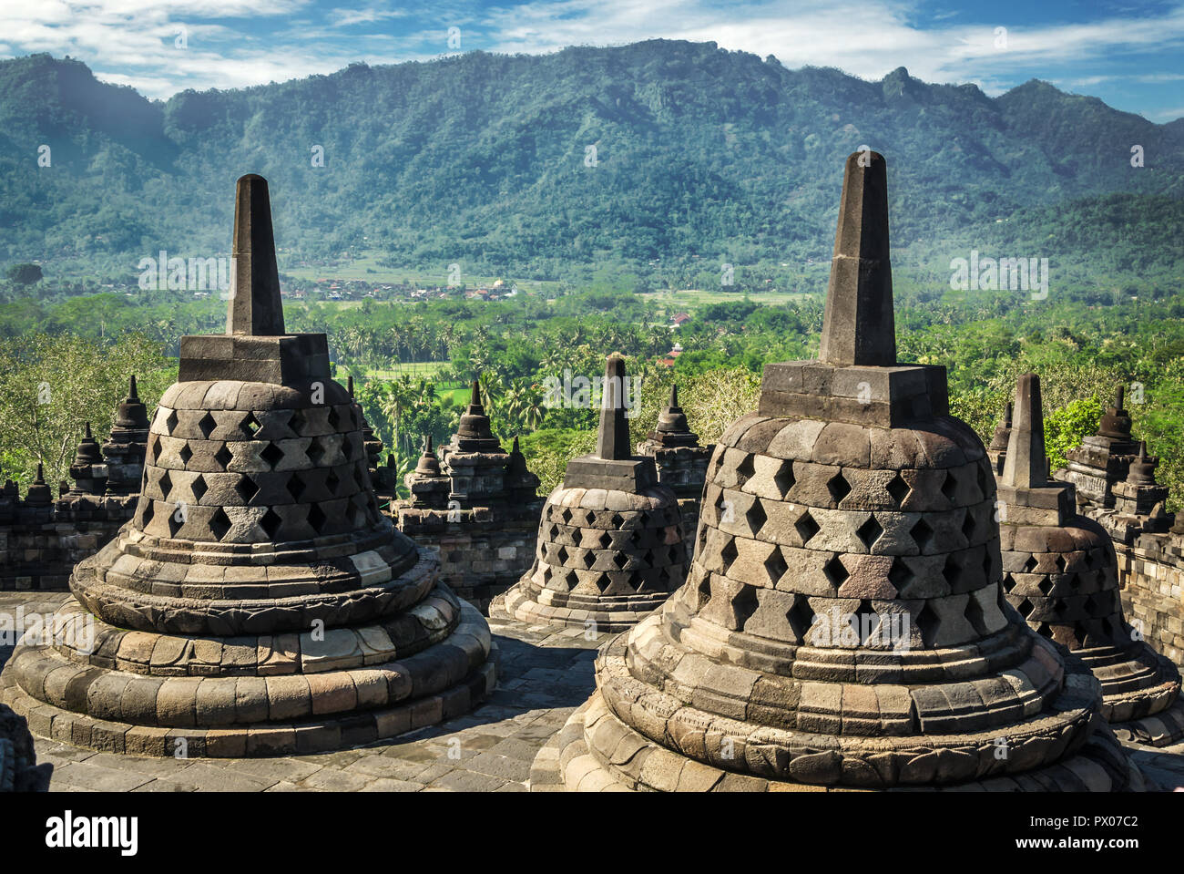 Inside borobudur temple hi-res stock photography and images - Alamy