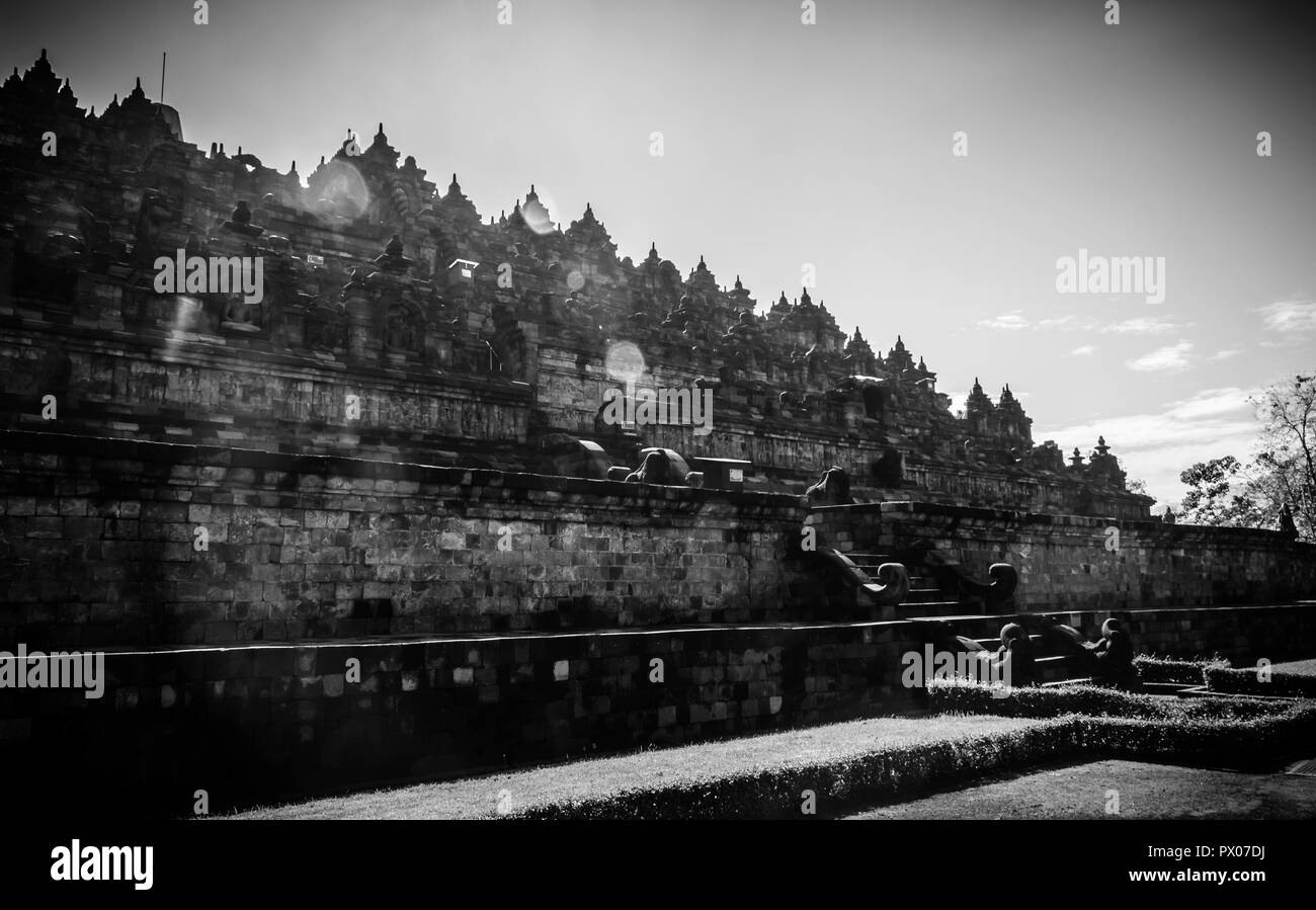 Inside borobudur temple hi-res stock photography and images - Alamy