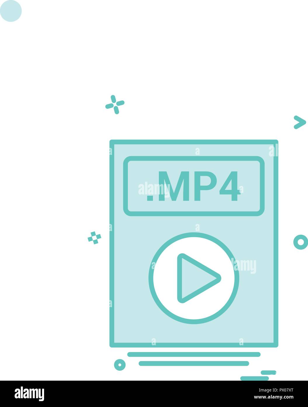 file files mp4 icon vector design Stock Vector Image & Art - Alamy