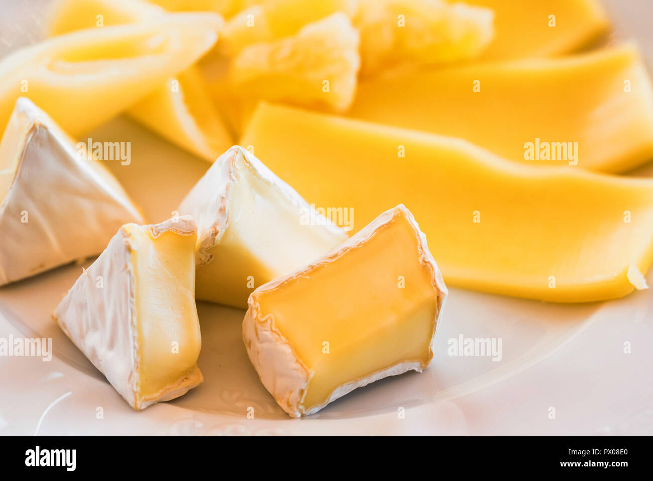 White mold cheese hi-res stock photography and images - Alamy