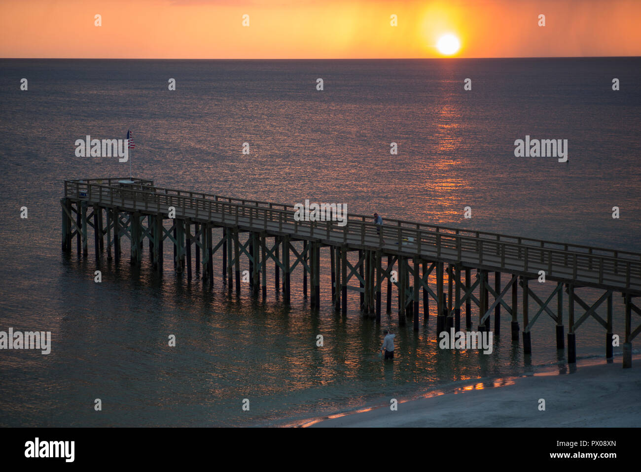 Redington, Florida, USA., Wednesday, 3rd October 2018, Sunset, Beach ...