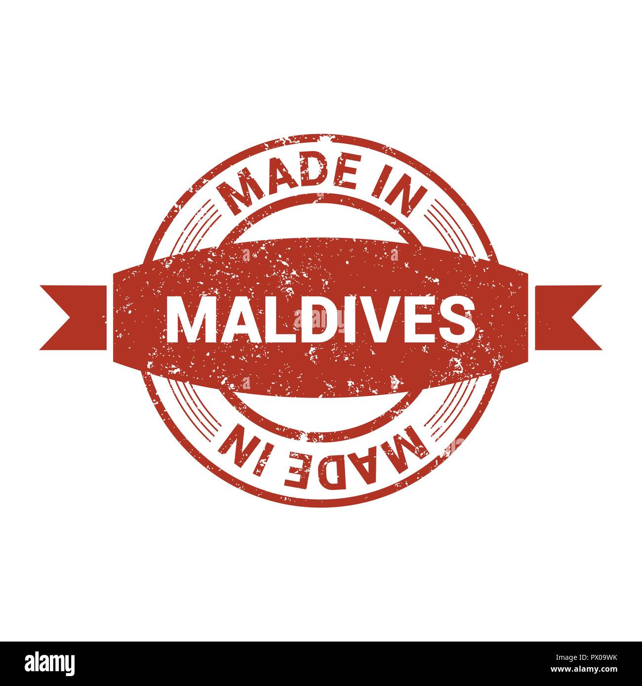 Maldives stamp Stock Vector Images - Alamy