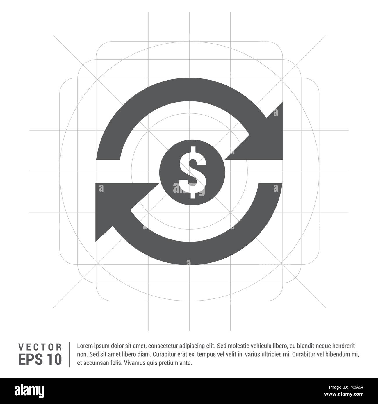 Currency Convert Icon Stock Vector Image & Art - Alamy