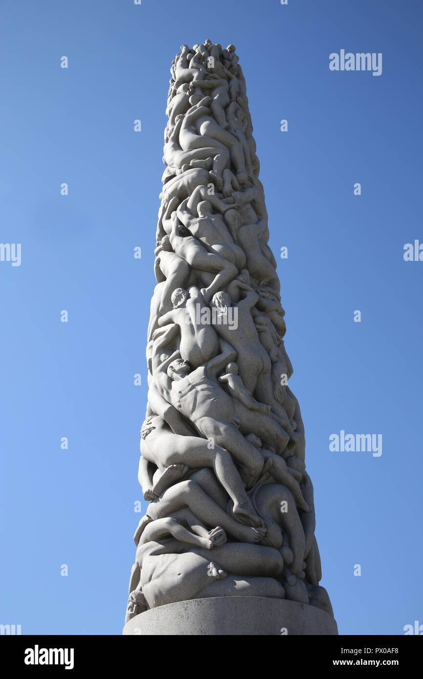 Vigeland park sculptures hi-res stock photography and images - Alamy