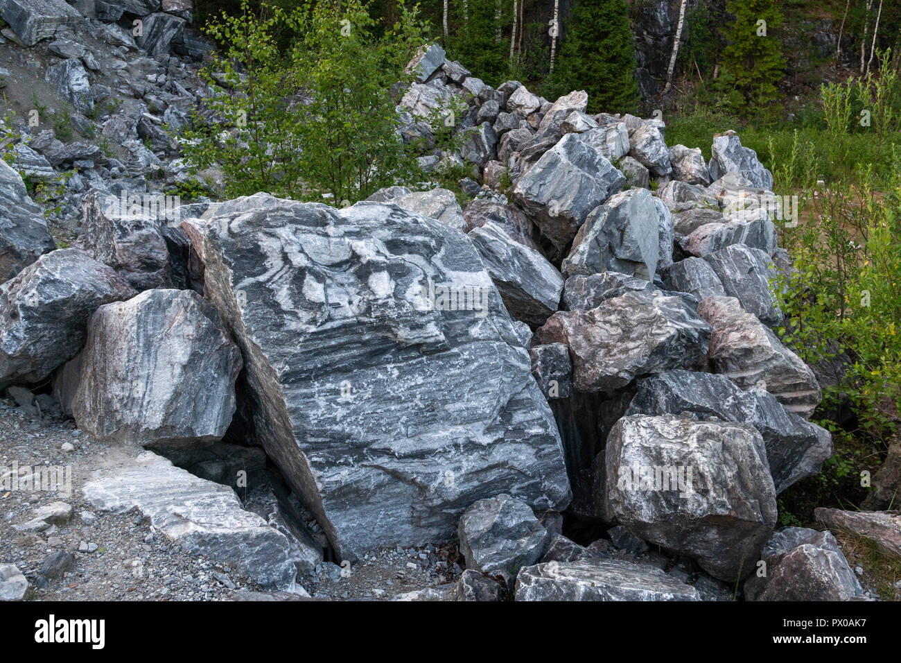 Huge marble quarry blocks hi-res stock photography and images - Alamy