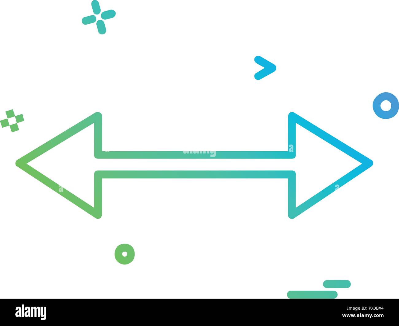 Two way movement Cut Out Stock Images & Pictures - Alamy