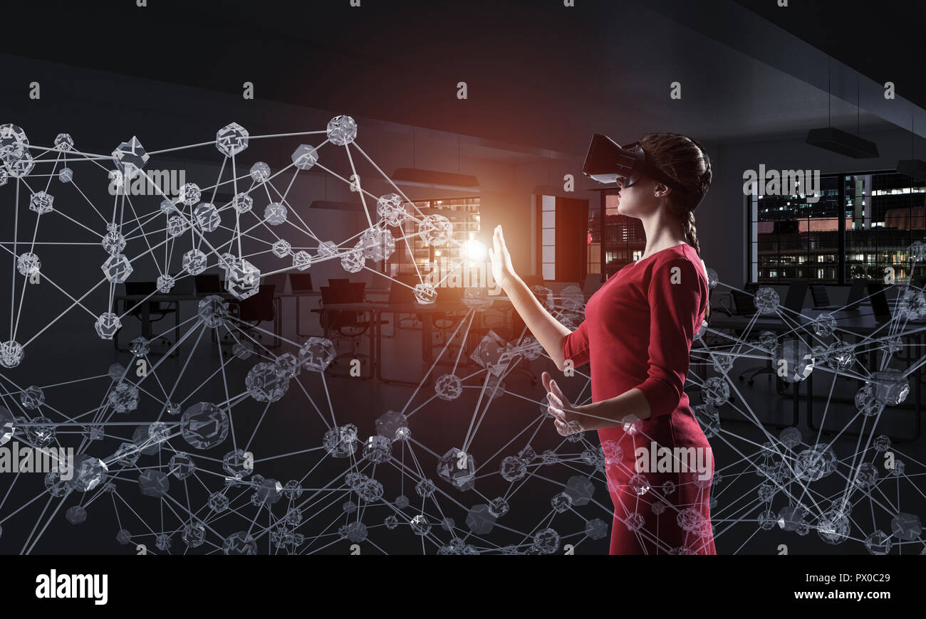 Using modern technologies Stock Photo - Alamy