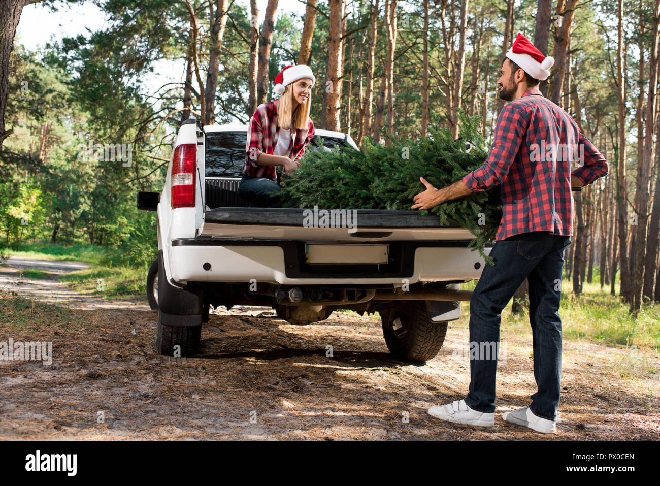 Christmas loading and christmas hats hi-res stock photography and ...
