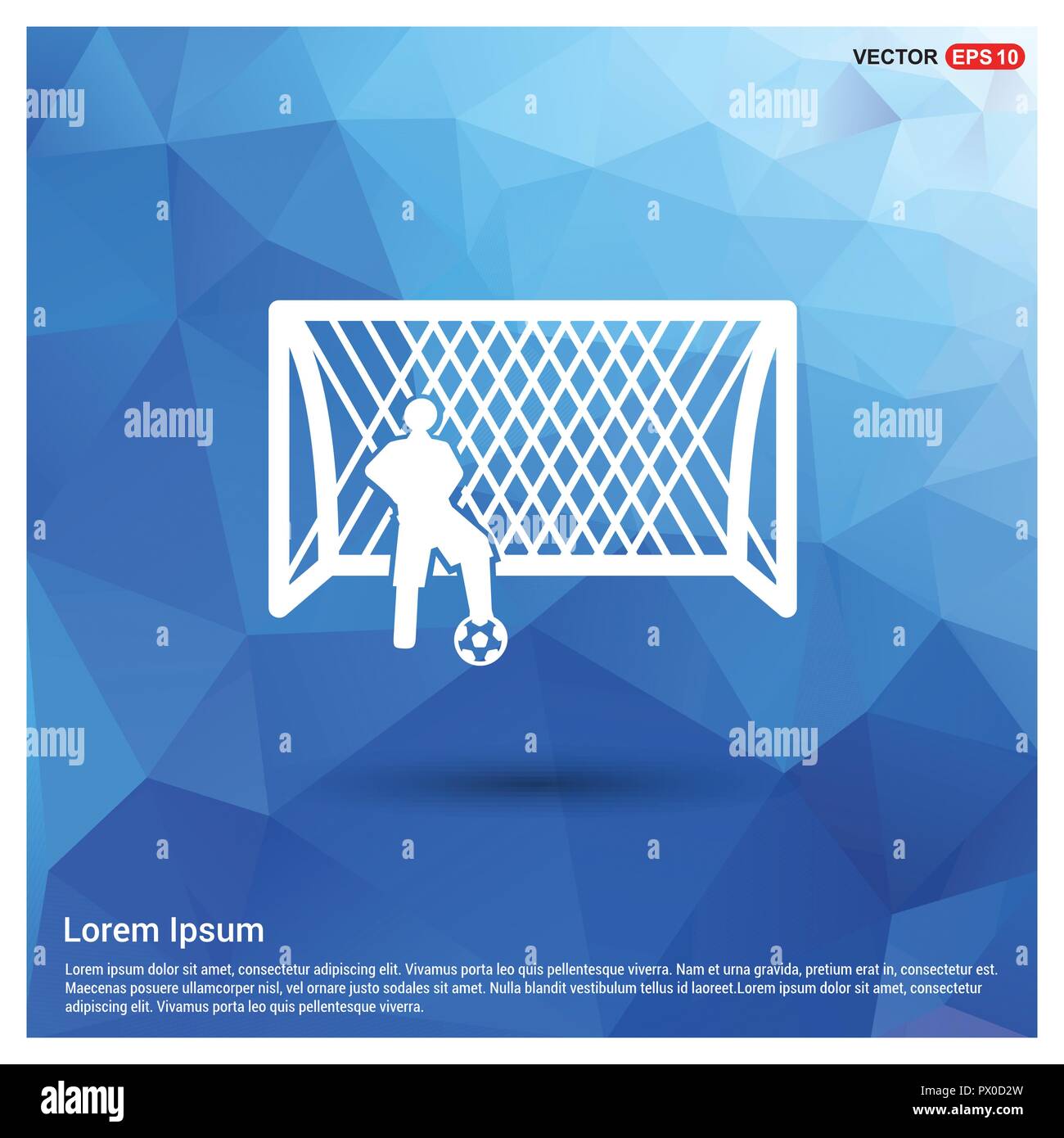 Soccer Goal Icon Stock Vector Image & Art - Alamy