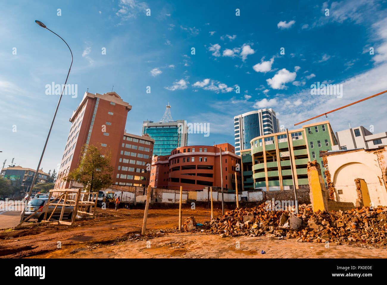 Cluster of high rise buildings hi-res stock photography and images - Alamy