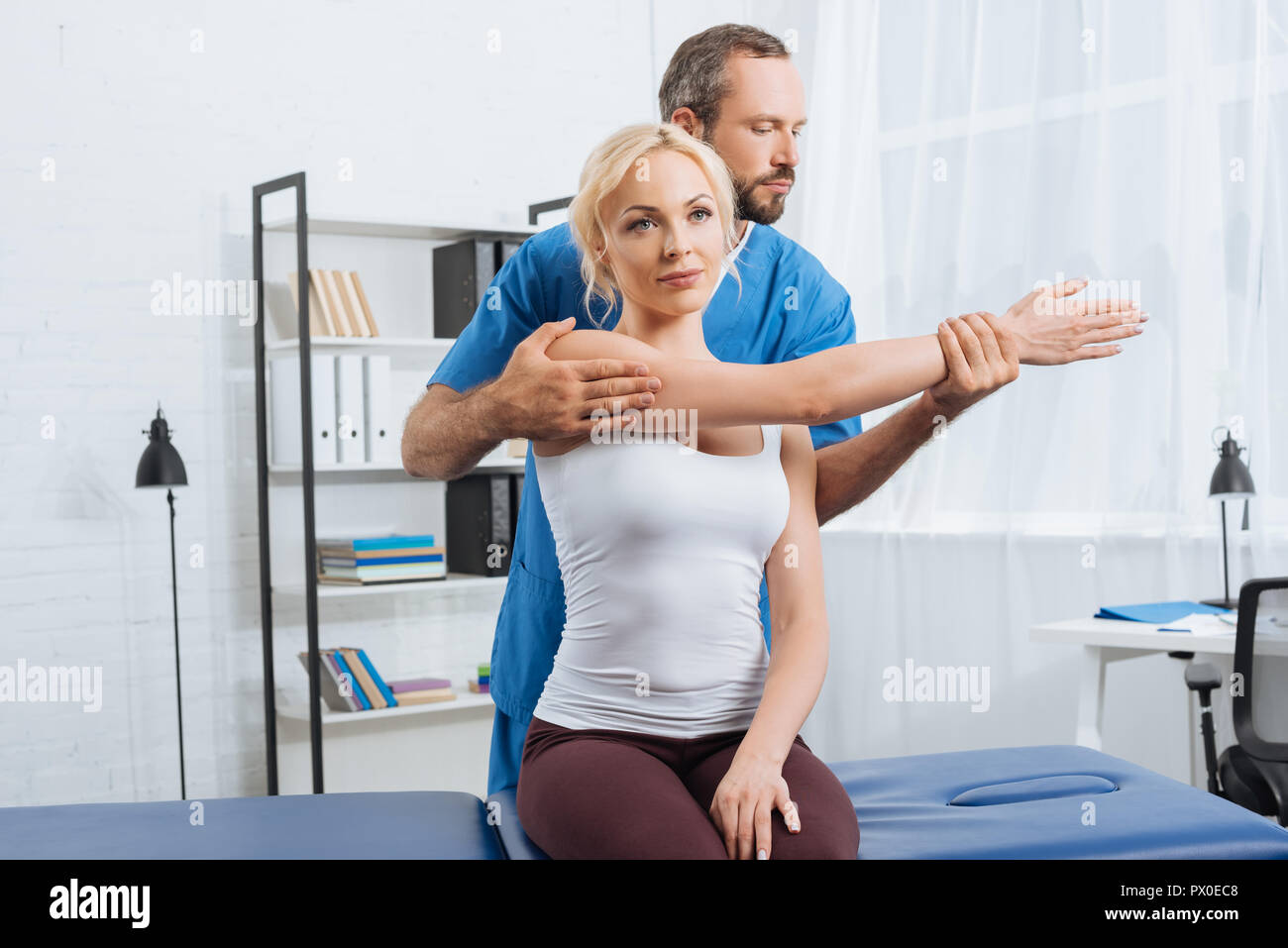 Physiotherapy table hi-res stock photography and images - Alamy