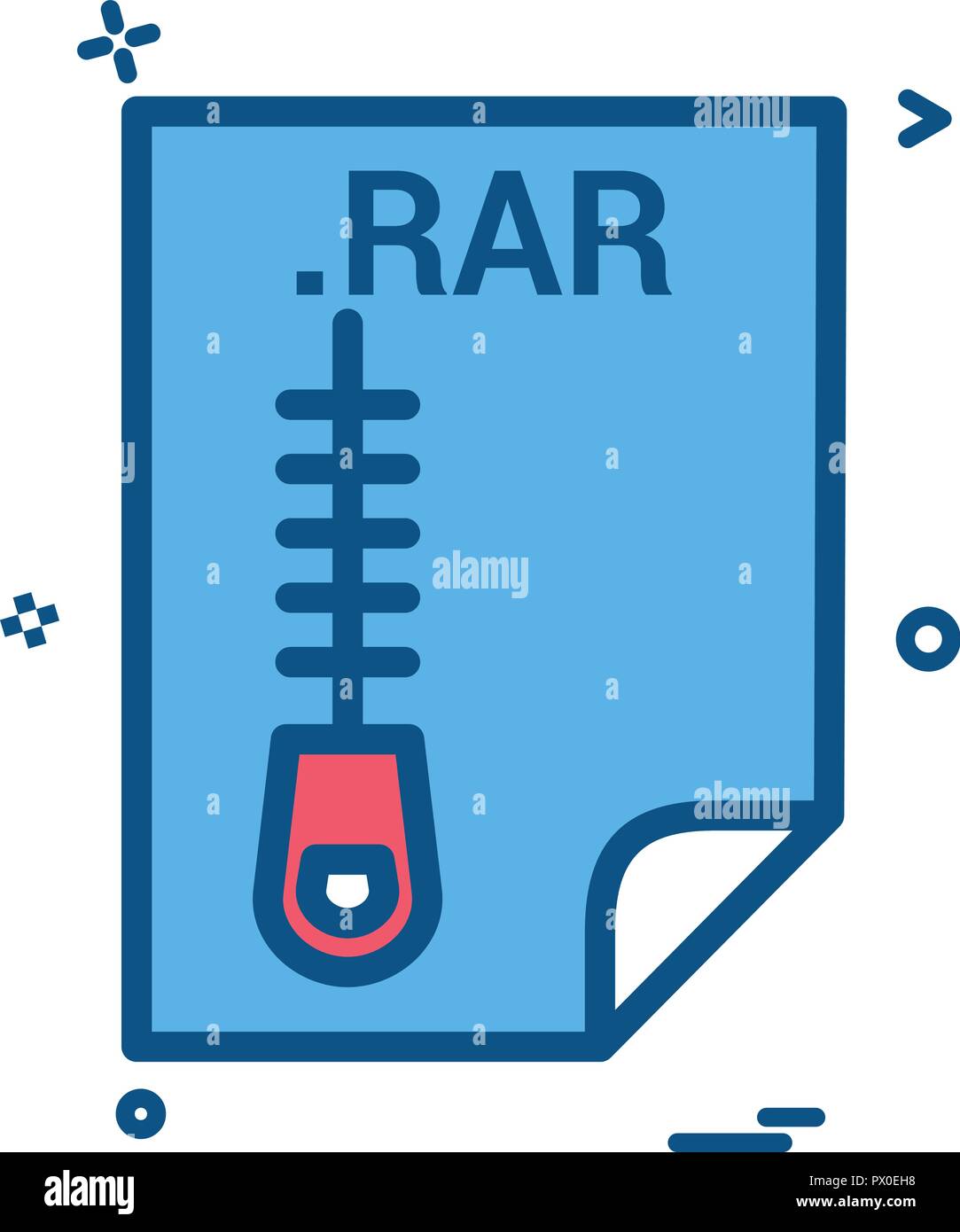 Rar Application Download File Files Format Icon Vector Design Stock Vector Image And Art Alamy