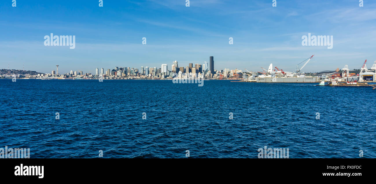 A view of downtown buildings in Seattle, Washington Stock Photo - Alamy