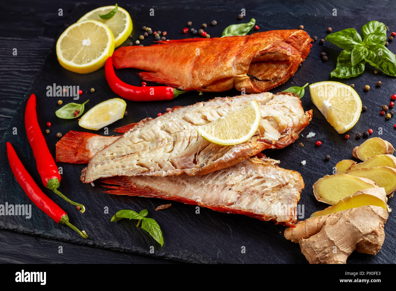 Asian red snapper hi-res stock photography and images - Alamy