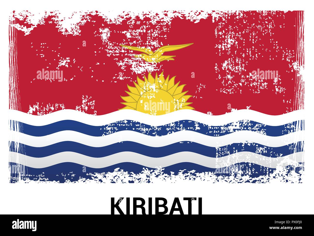 Kiribati flags design vector Stock Vector Image & Art - Alamy