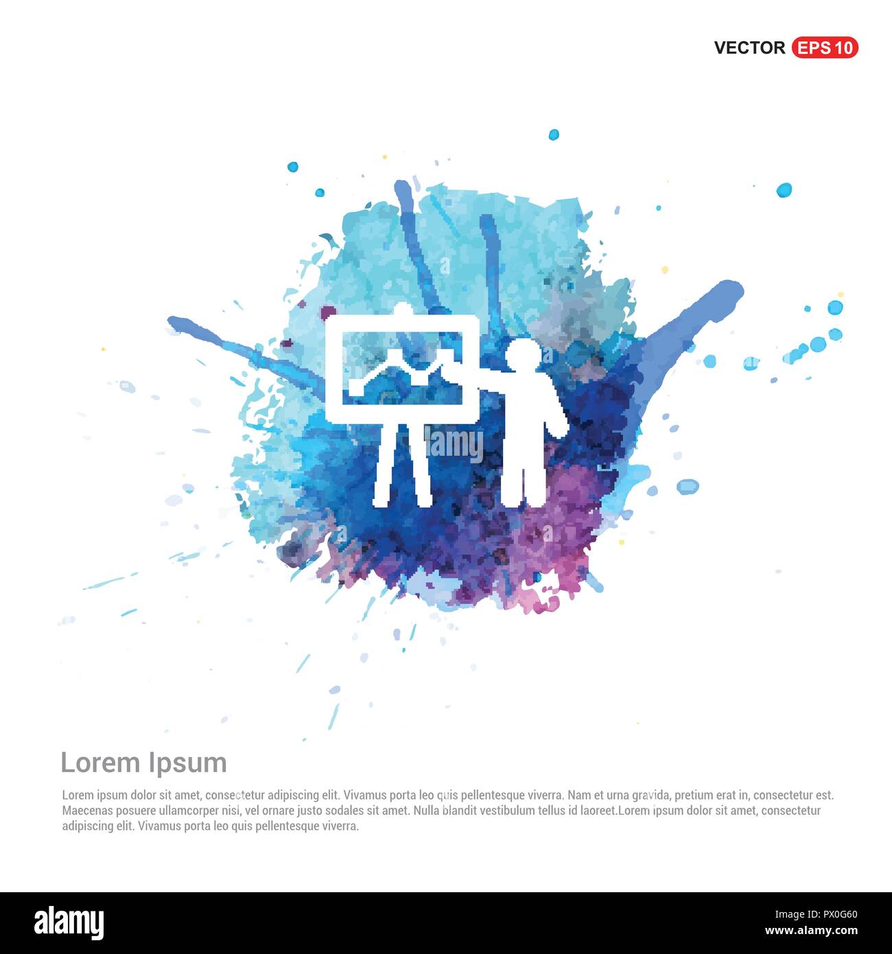 Watercolor showing Stock Vector Images - Alamy