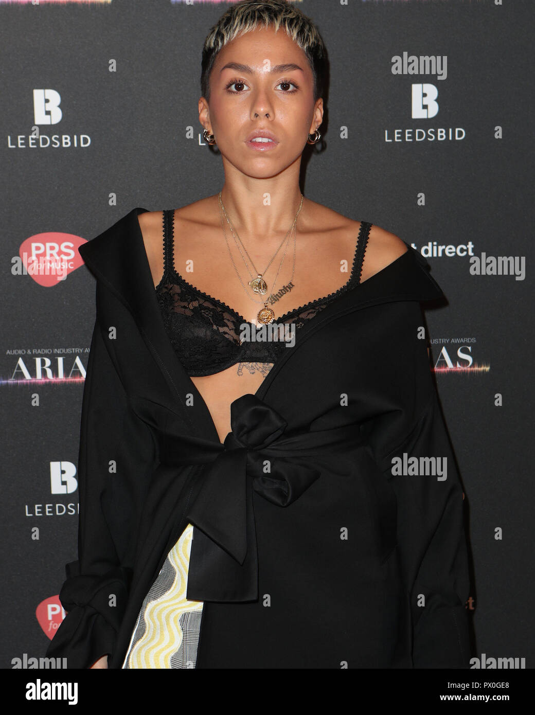 Poppy Ajudha arriving at the The Audio and Radio Industry Awards (ARIAS ...