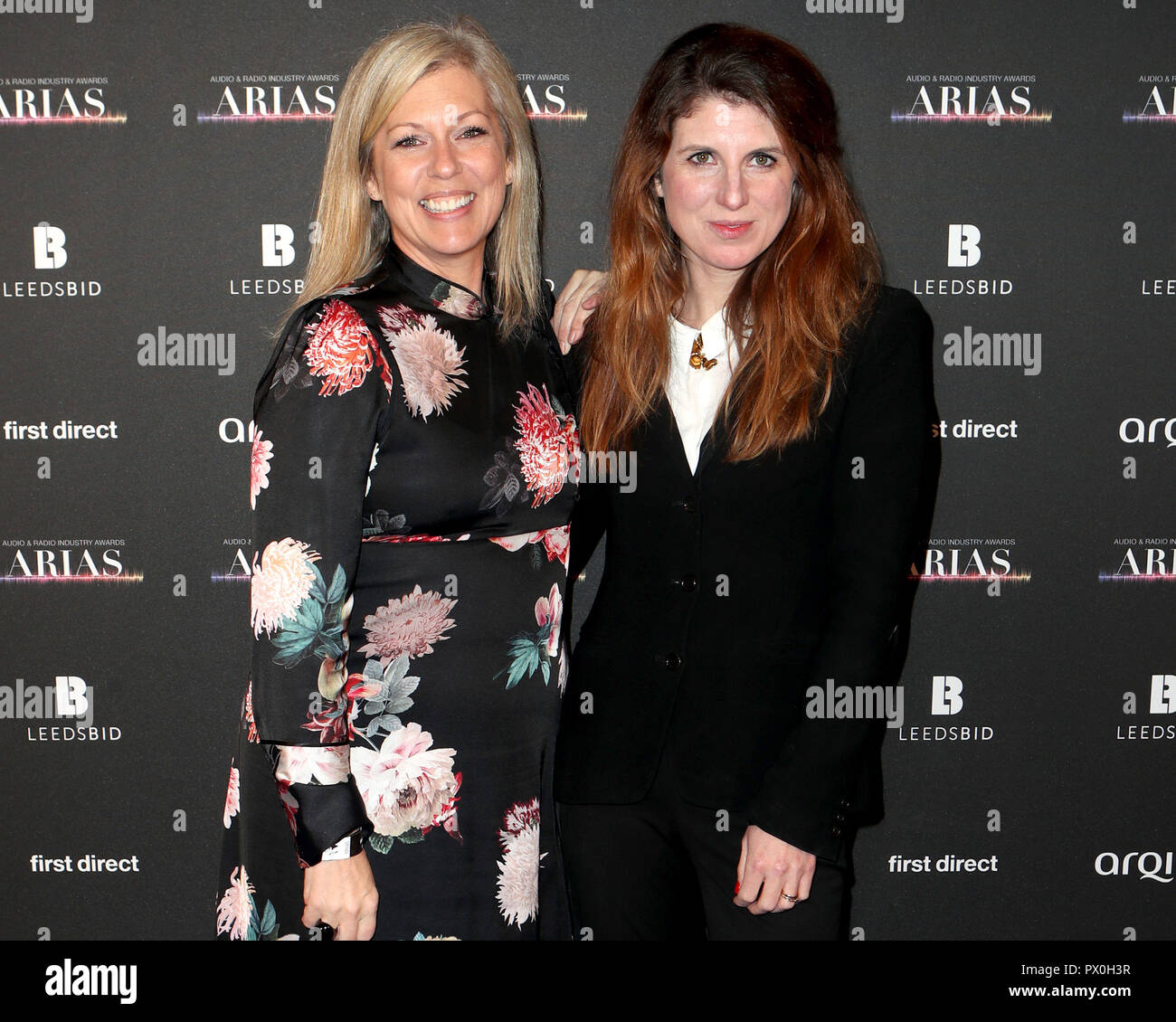 Claire Sturgess and Danielle Perry arriving at the The Audio and Radio ...