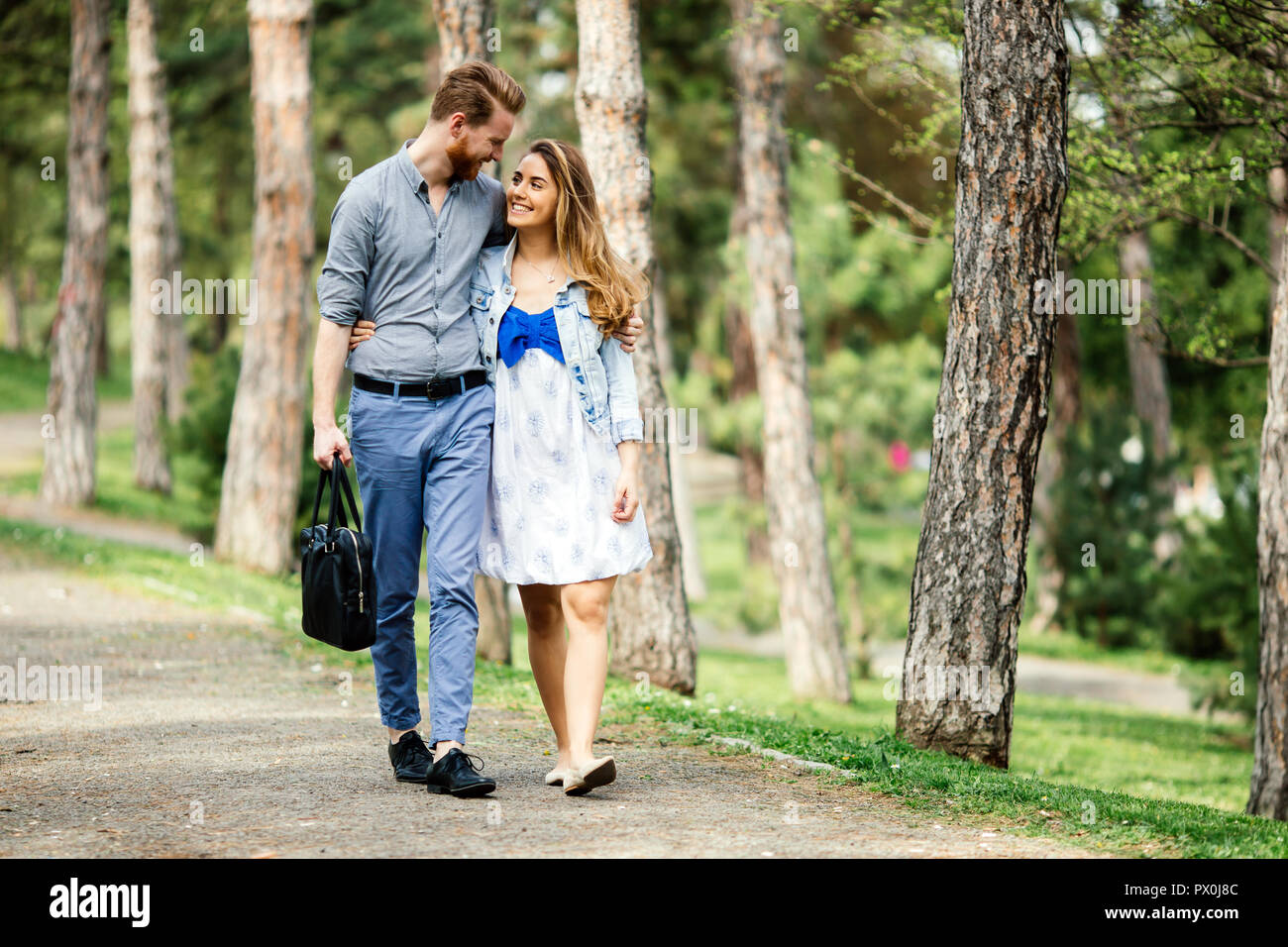 Family taking a walk together hi-res stock photography and images - Alamy