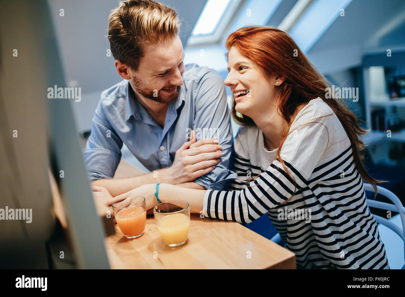 Love talking hi-res stock photography and images - Alamy