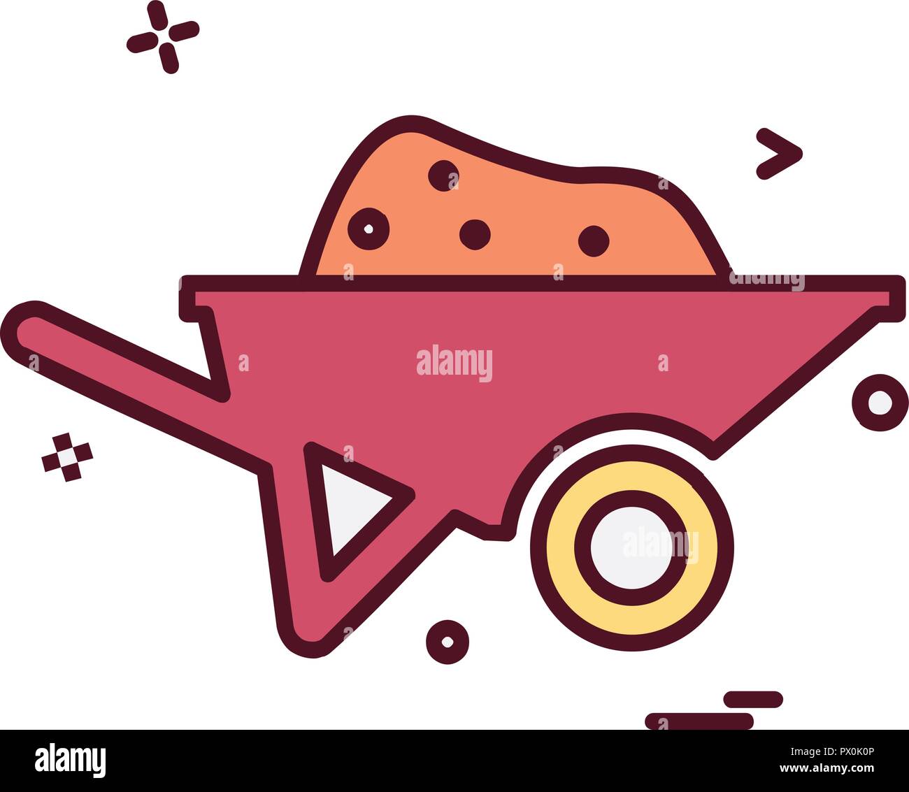 Trolley icon design vector Stock Vector Image & Art - Alamy