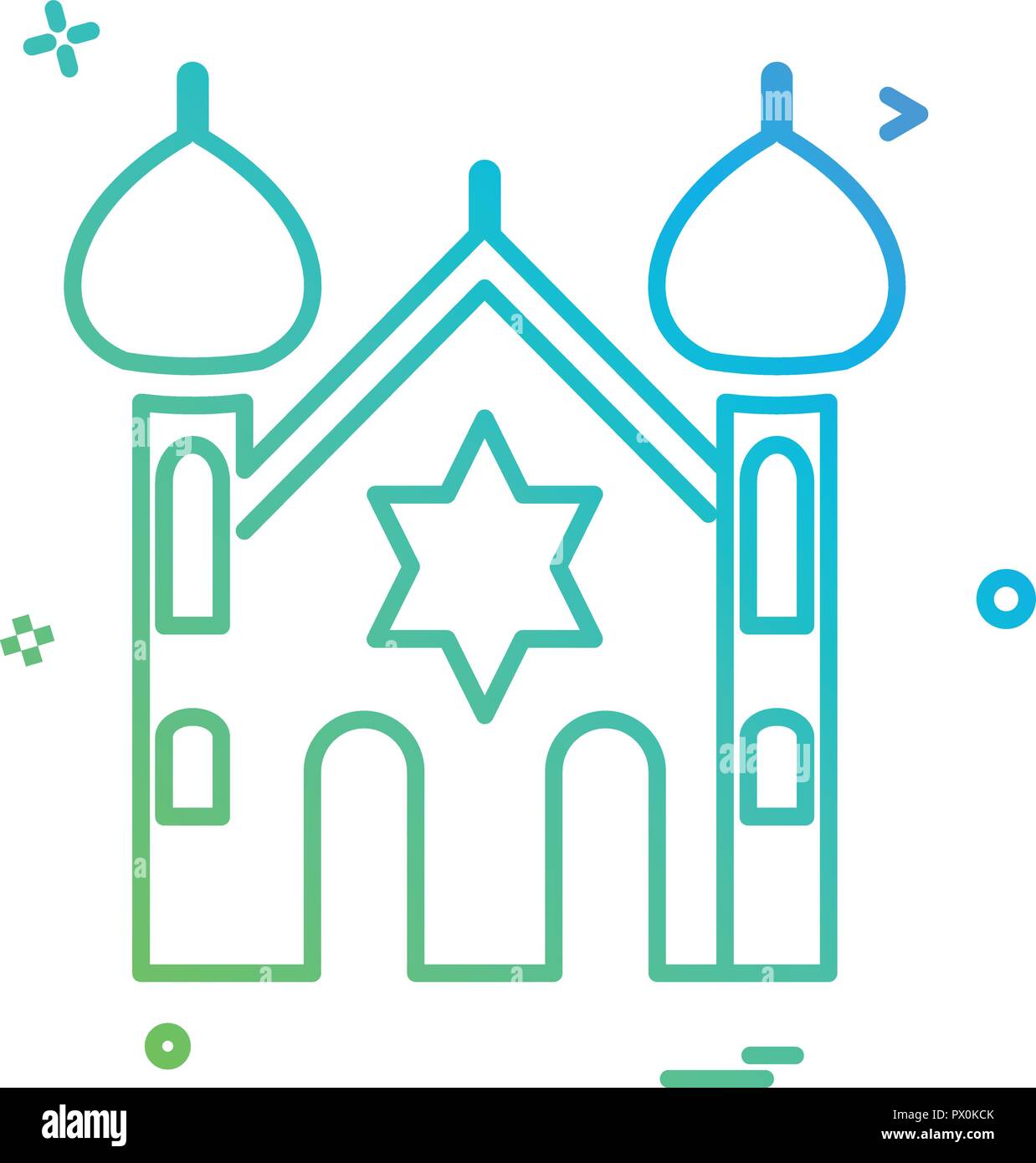 Jewish temple icon design vector Stock Vector Image & Art - Alamy