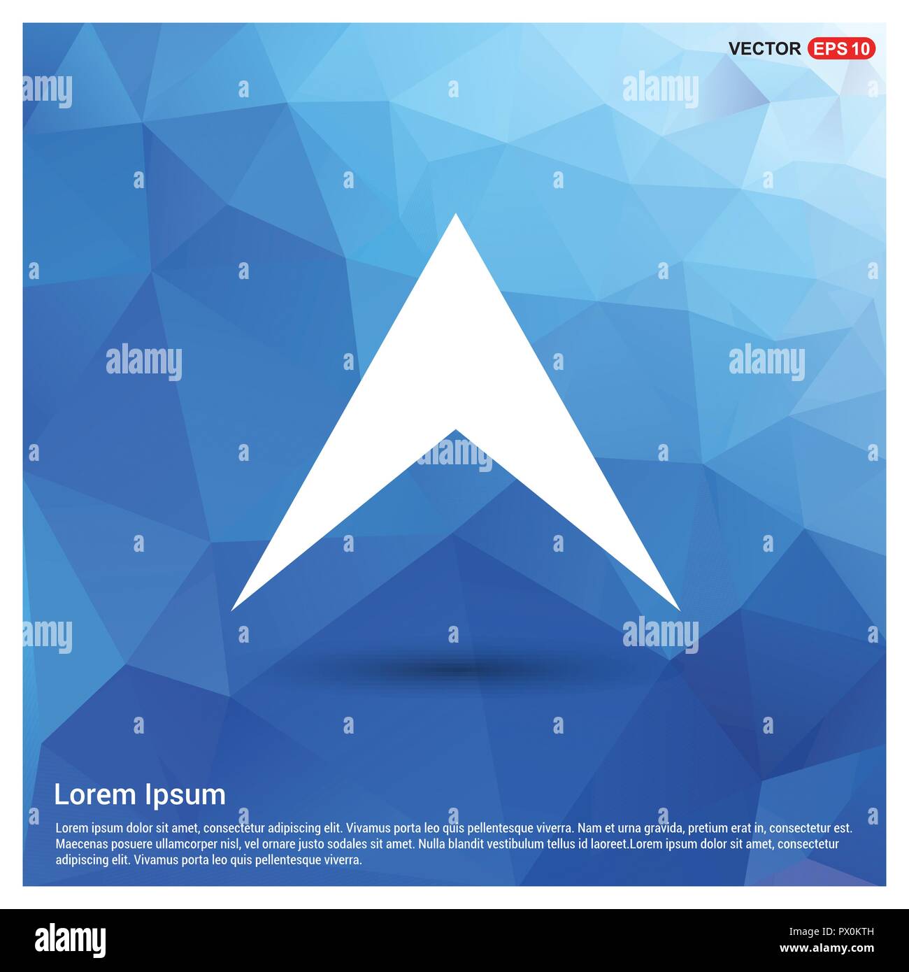 Upper Arrow Icon Stock Vector Image & Art - Alamy
