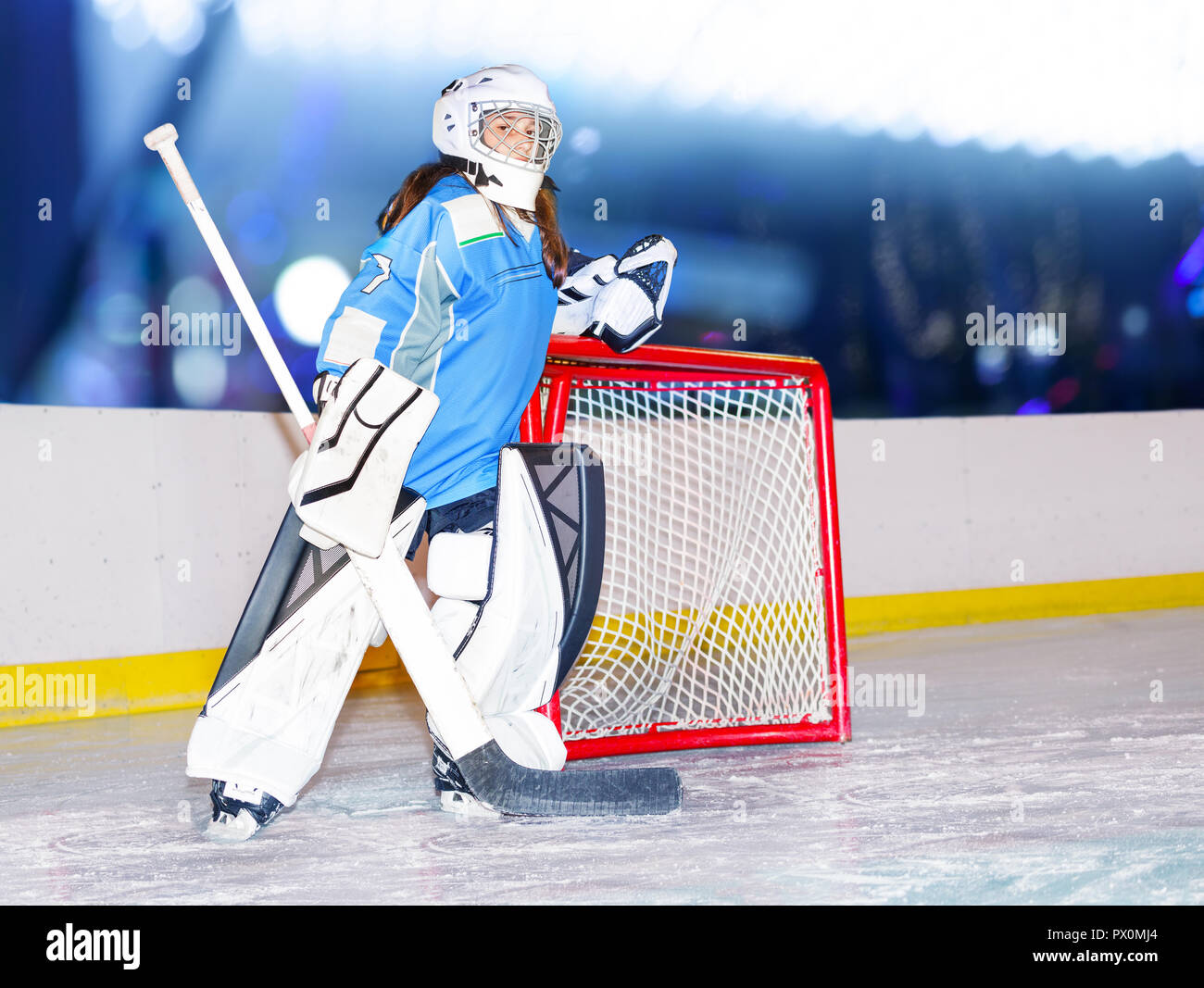 Female goaltender hi-res stock photography and images - Alamy