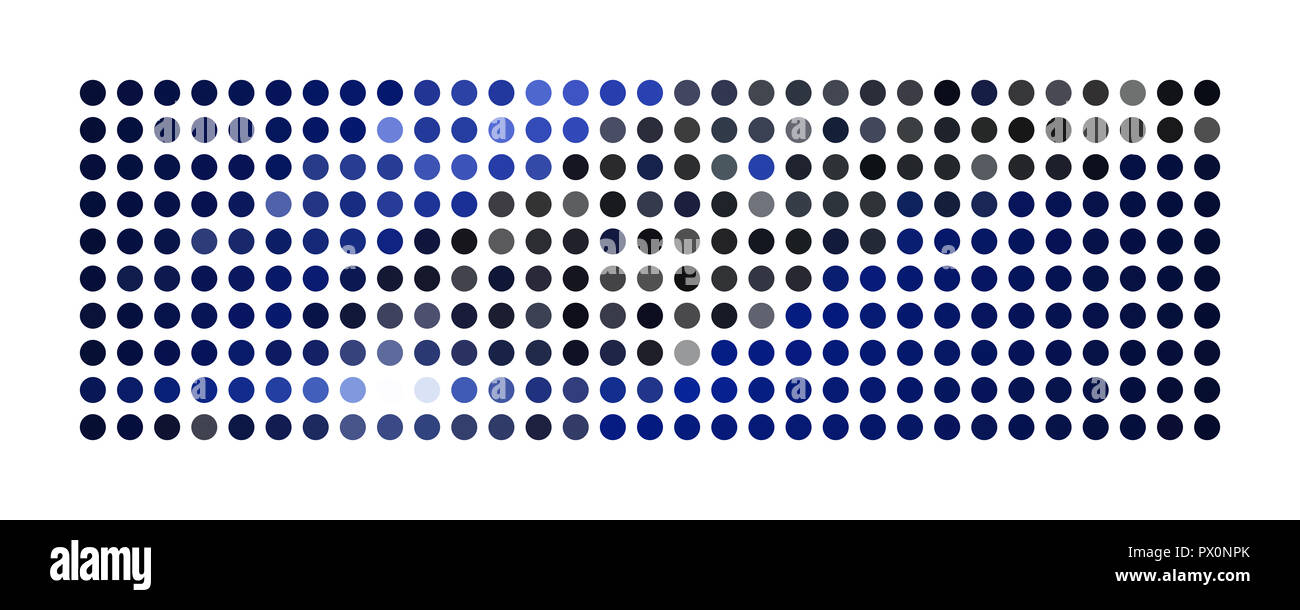 Abstract modern dot panorama design background illustration Stock Photo ...