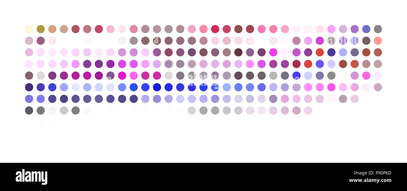 Abstract modern dot panorama design background illustration Stock Photo ...