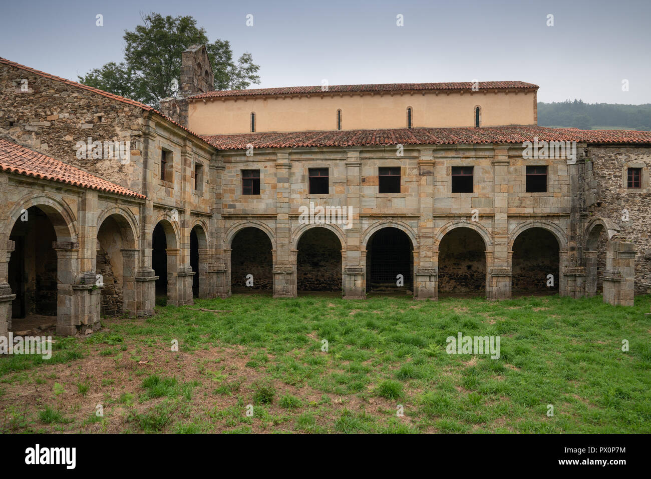 Monasterio de santa maria la real de obona hi-res stock photography and ...