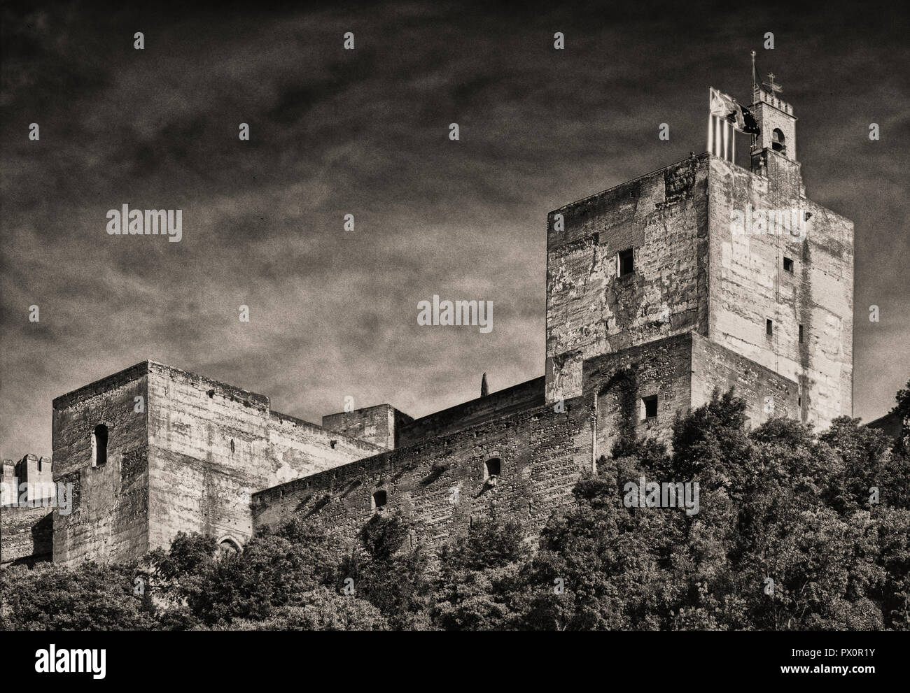 Stark beauty of the Alhambra, the Moorish stronghold in southern Spain ...