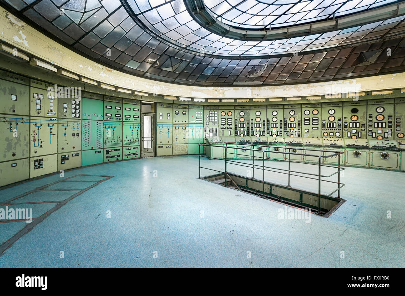 Interior view of Kelenfold Power Station and its beautiful art-deco ...
