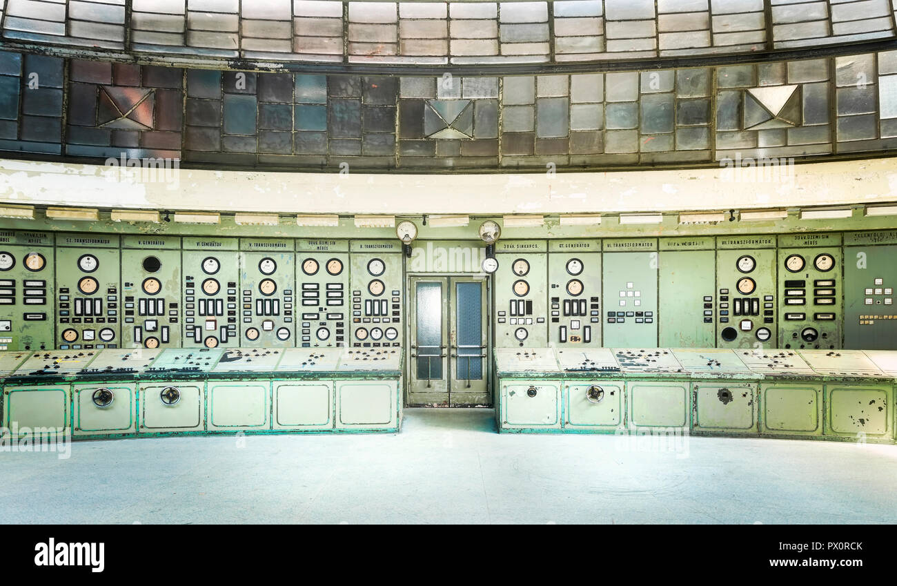 Interior view of Kelenfold Power Station and its beautiful art-deco ...