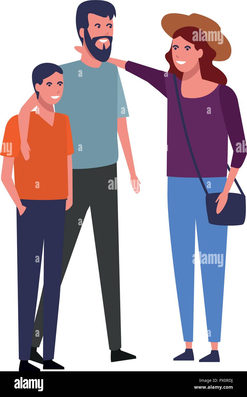 Home sharing family Stock Vector Images - Alamy