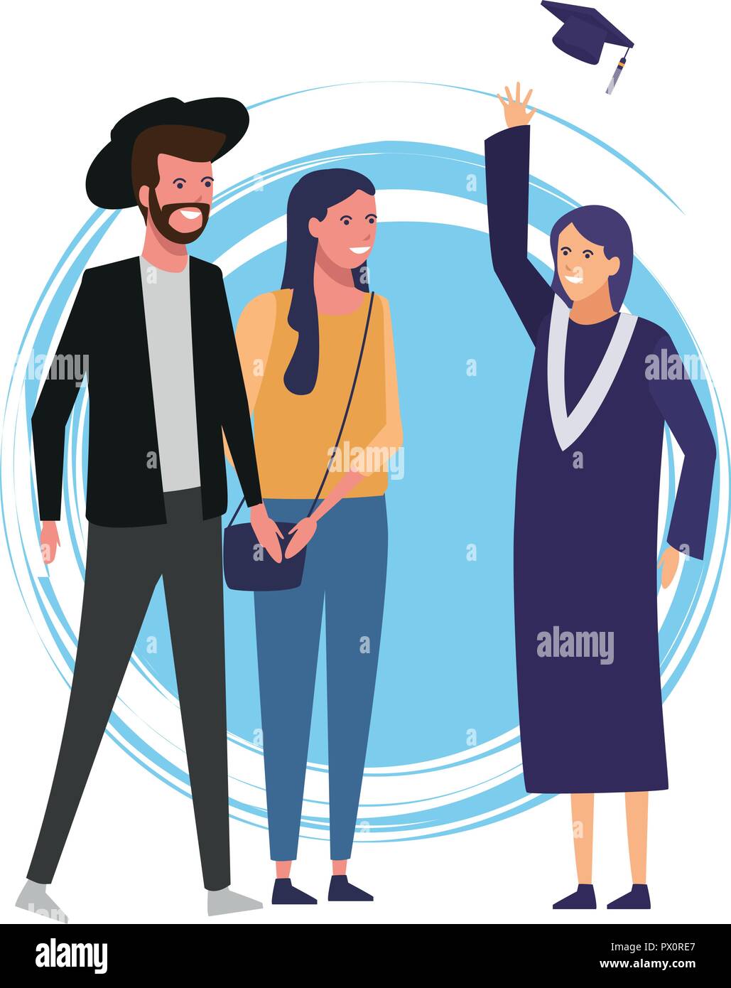 Students graduation celebration Stock Vector Image & Art - Alamy