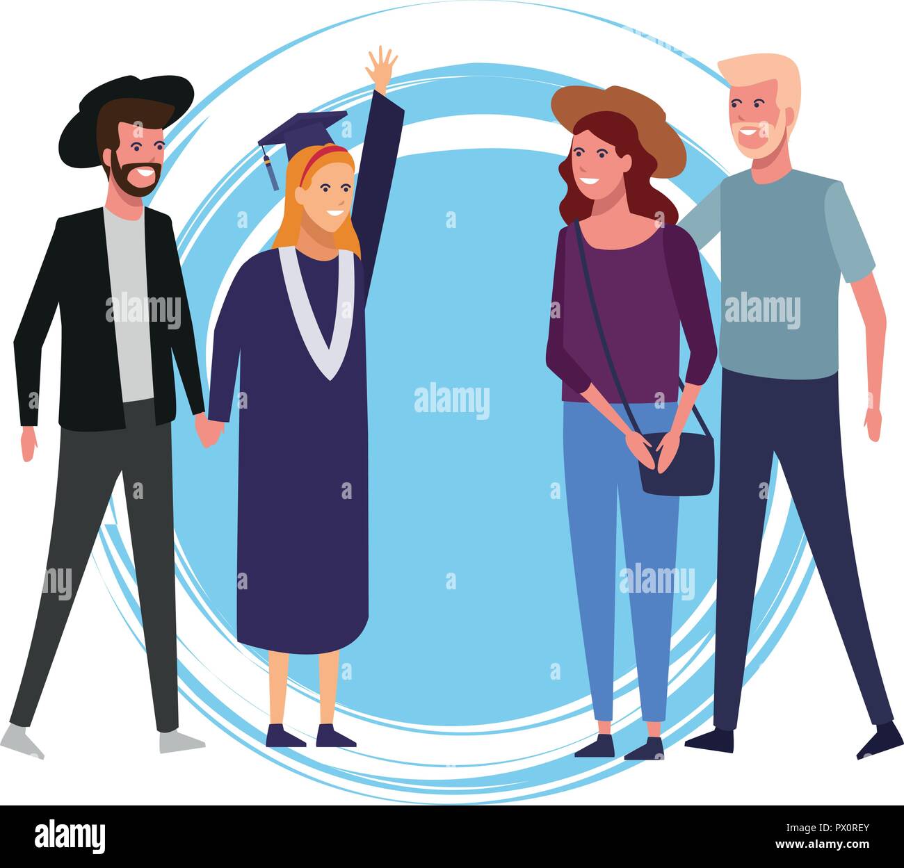 Students graduation celebration Stock Vector Image & Art - Alamy