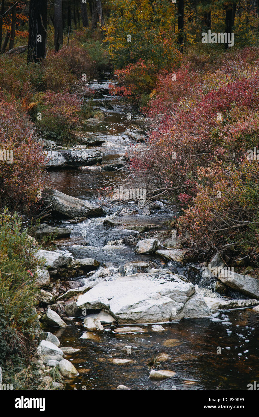 Fall foliage lake minnewaska minnewaska hi-res stock photography and ...