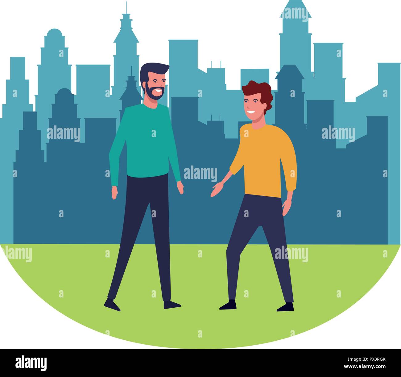 Male friends cartoon Stock Vector Image & Art - Alamy