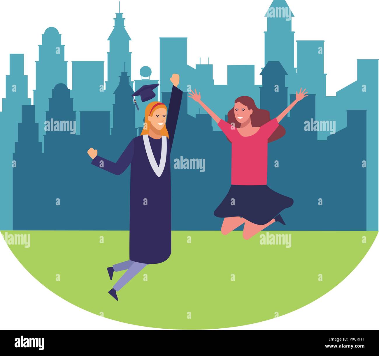 Students graduation celebration Stock Vector Image & Art - Alamy