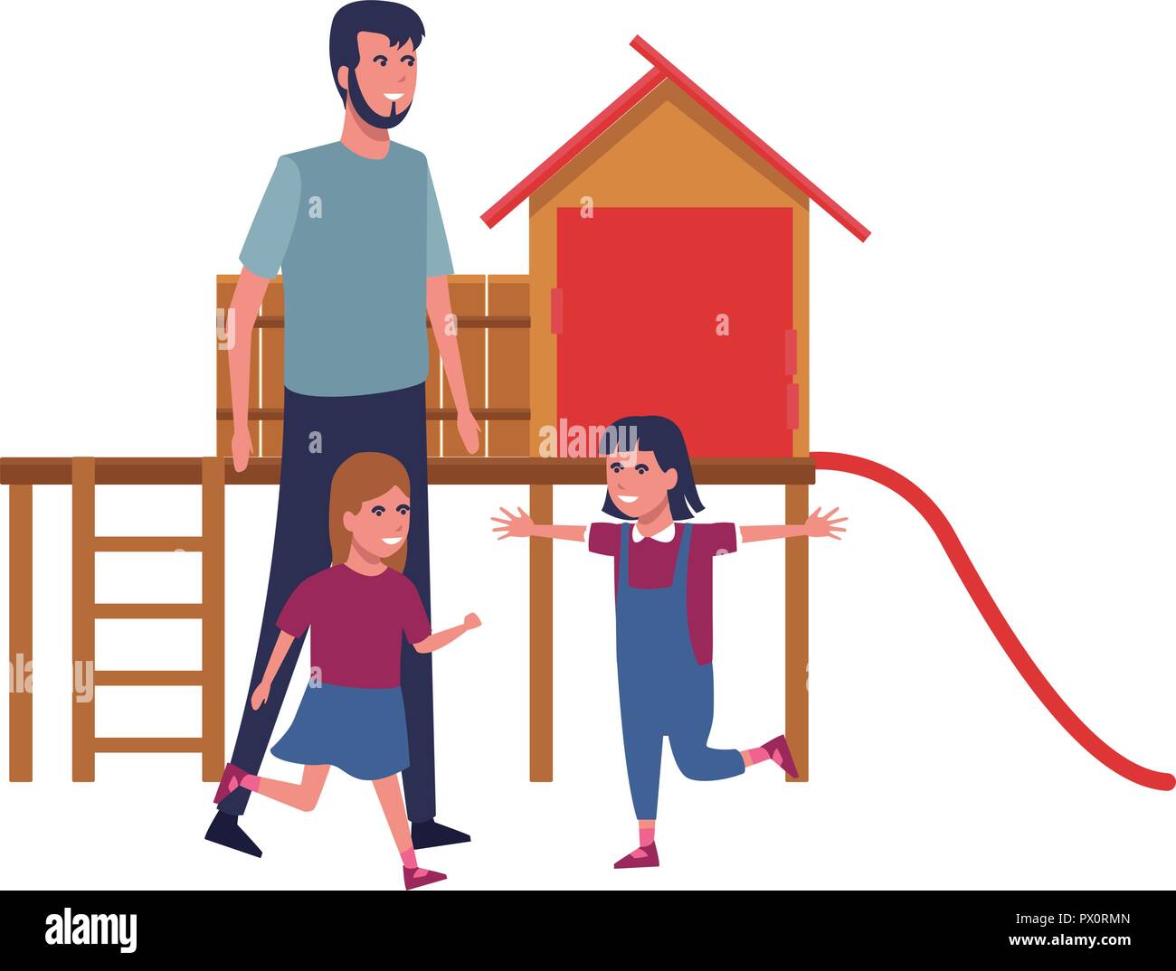 Home sharing family Stock Vector Images - Alamy