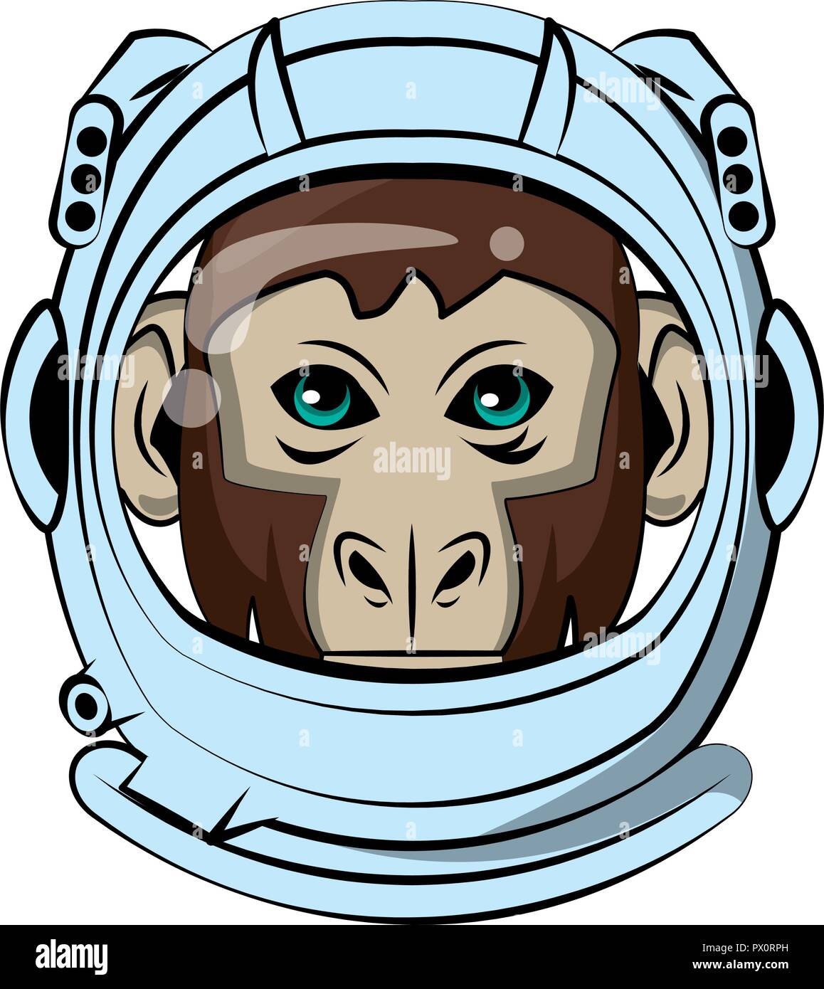 Monkey face cool sketch Stock Vector Image & Art - Alamy